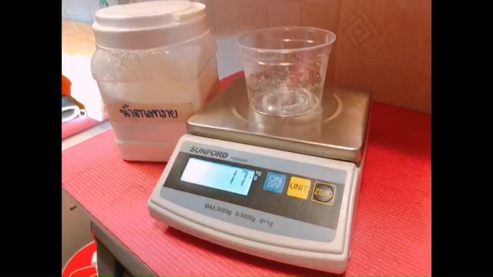 SUNFORD FEH5000 เครื่องชั่งน้ำหนัก ดิจิตอล สำหรับงานอาหาร เบเกอรี่ ขนาด 5 กิโลกรัม มีใบรับรอง ...