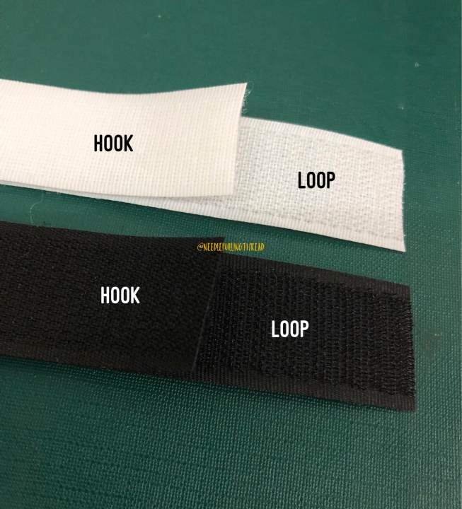 1 Meter 1 Inch (25mm) Hook and Loop Fastener Velcro Tape Magic Tape ...