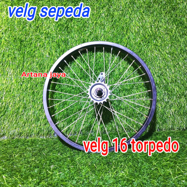 velg sepeda 16 inc torpedo siap pakai cocok untuk semua sepeda | Lazada ...