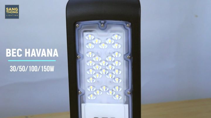 (ประกัน 2 ปี) BEC โคมไฟถนน LED 30w 50w 100w 150w 200w รุ่น HAVANA แสง ...