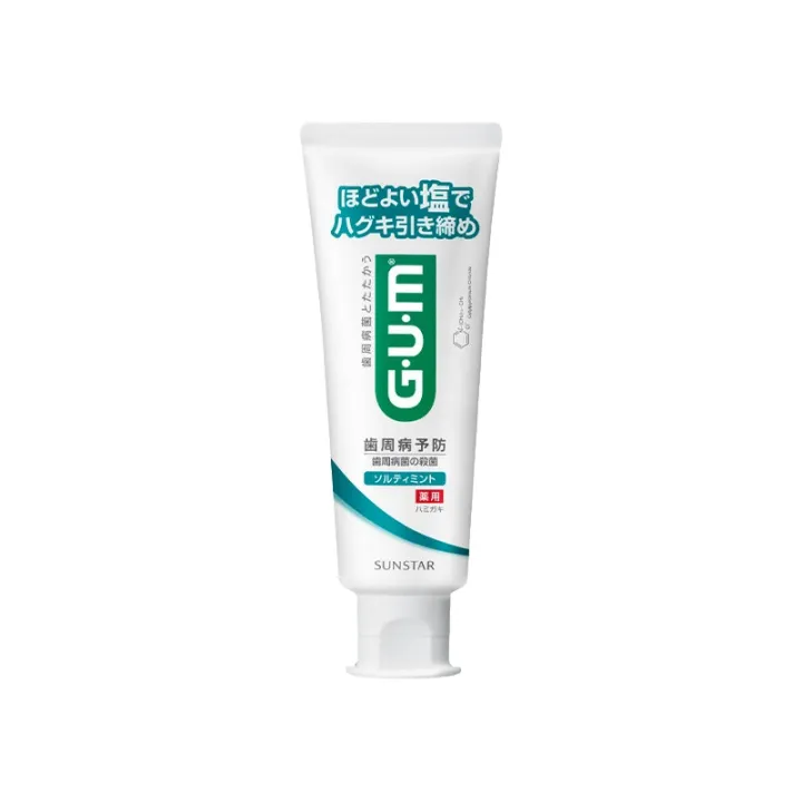 GUM Periodontal Care Toothpaste Rock Salt Mint Flavor ST150g Whitening ...