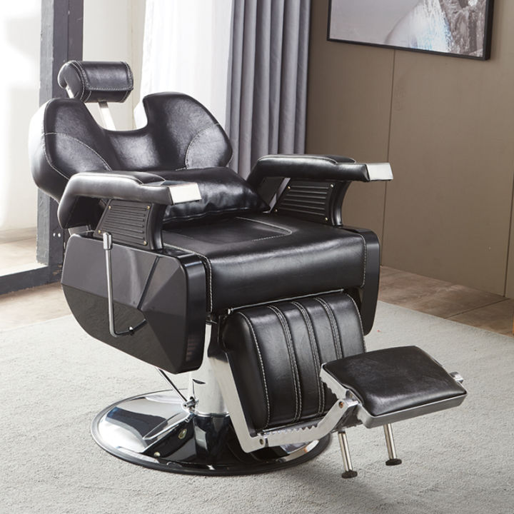 Barber Shop Chair for Hair Salon Can Be Put down Shaving Facial Hair ...