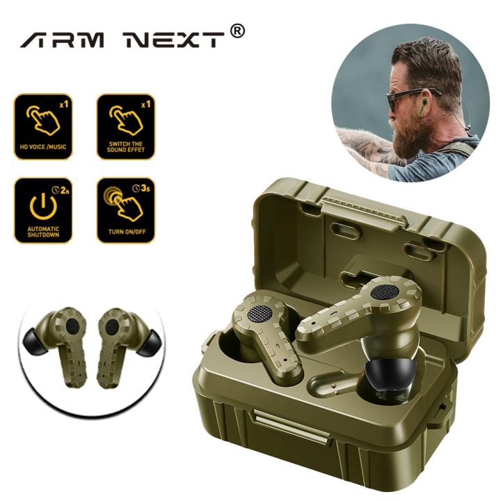 ARM NEXT Electronic Shooting Earplugs Noise Canceling Hearing ...