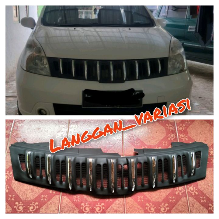 Grill mobil Nissan Livina XV SV tahun 2007 2008 2009 2010 2011 2012 ...