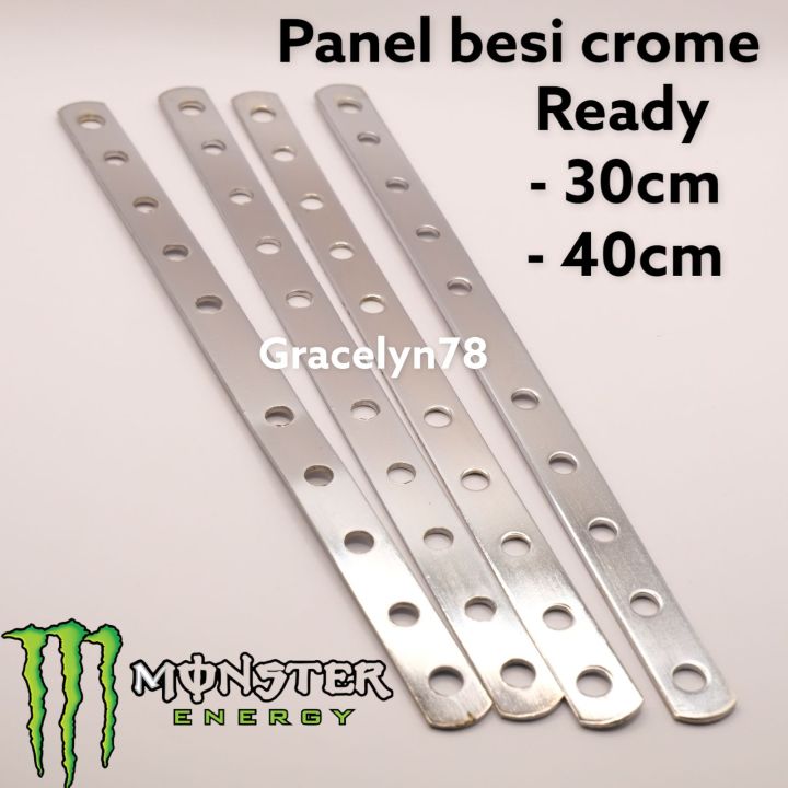 panel besi crome panjang 40cm dan 30cm tebal 2,5mm | Lazada Indonesia