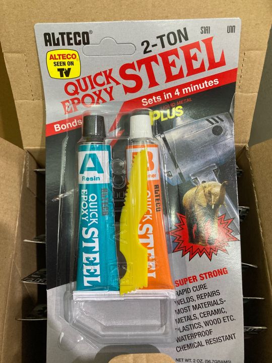 ALTECO 2-TON EPOXY กาวอีพ๊อกซี่สตีล 2 ตัน น้ำหนัก 56.70 กรัม | Lazada.co.th
