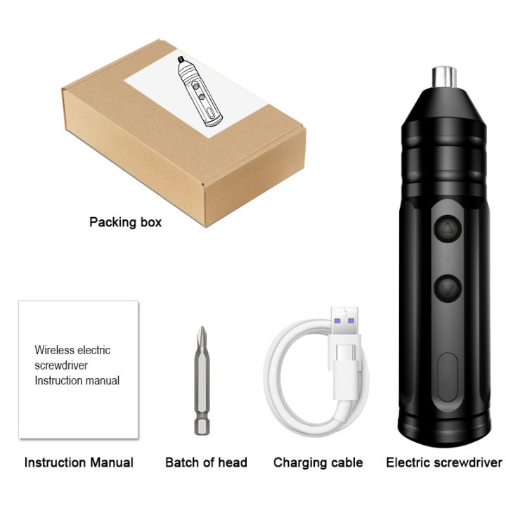 【🇲🇾Stock 】3.7V Mini Electric Screwdriver USB Rechargeable Smart ...