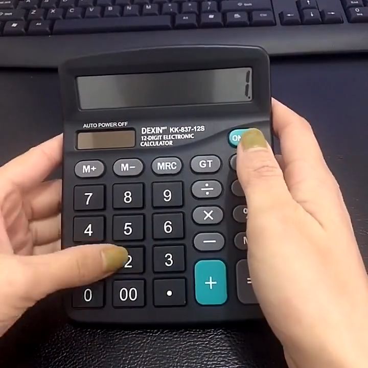 Electronic Calculator 12-digit Display Multi-function Large Button Dual ...