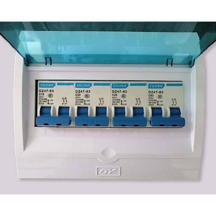 Panel box set with 4 circuit breakers Set of boxed 2p(16 20 32 63)A | Lazada PH