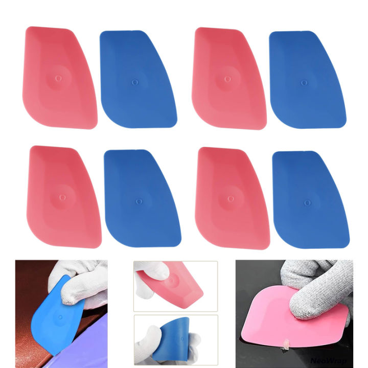 Mini Vinyl Scraper Hard/Soft Plastic Hard Card Multi-Edge Scraper for ...