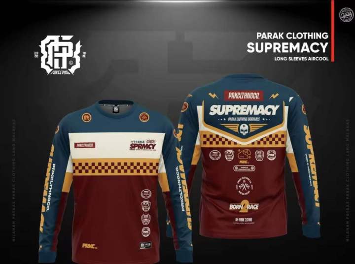 PARAK CLOTHING SUPERMACY AIR COOL RIDING JERSEY | Lazada PH