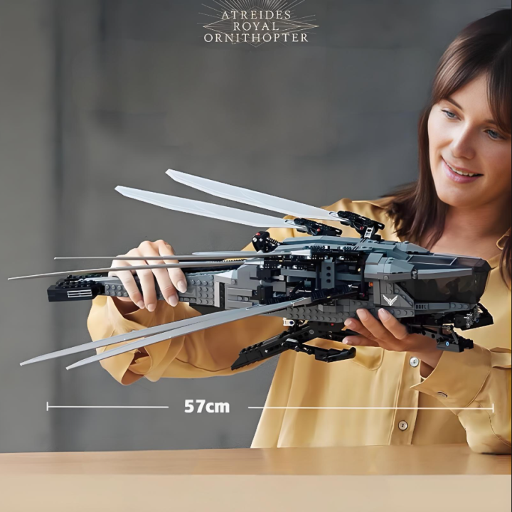 MOC 1369PCS Inventor Dune Atreides Royal Ornithopter Helicopter ...