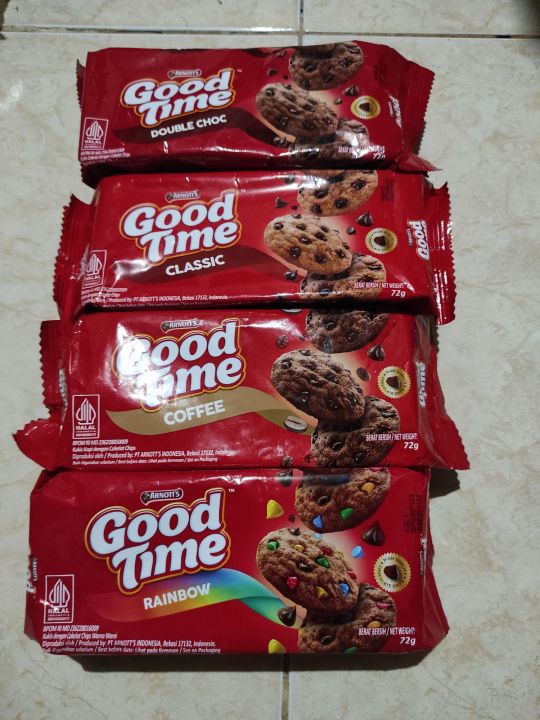 Good Time Cookies Choco Chips All Variant 80 gr - Goodtime Arnotts ...