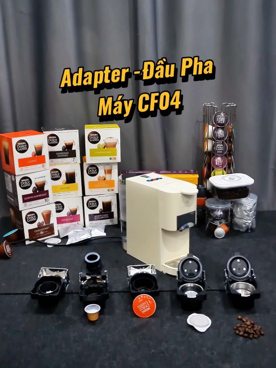 Adapter (phụ kiện lựa chọn) Đầu pha cho máy pha cà phê CF04, bọc crom chống rỉ sét, lựa chọn đa ...
