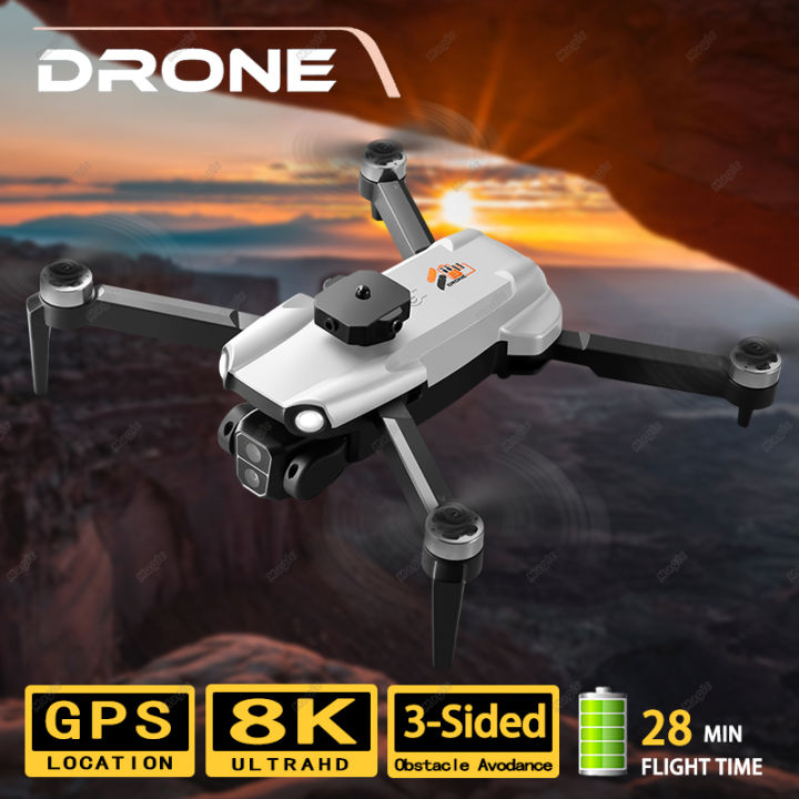 S119 Drone 8K Profesional With Dual Camera WIFI 5G Smart Obstacle Avoidance FPV RC Brushless ...