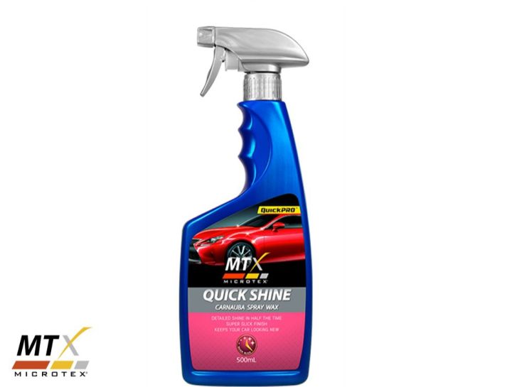 Microtex MTX Quick Shine­ Carnauba Spray Wax 500ml | Lazada PH
