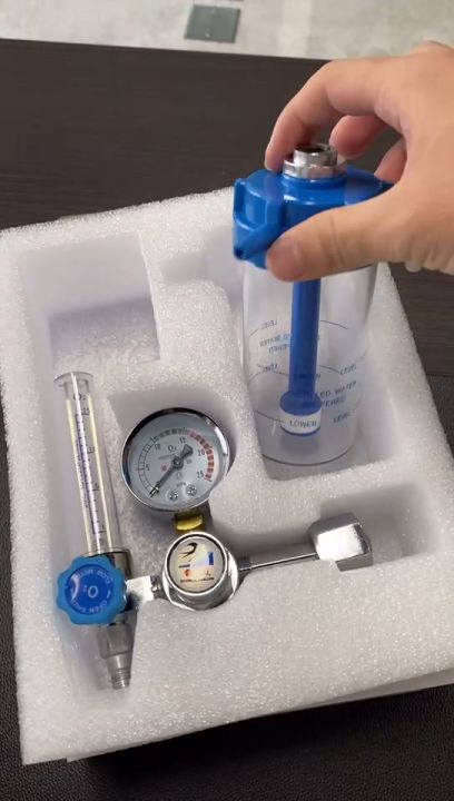 Oxygen Regulator With Pressure Gaugemedical Oxygen Tank Medical Kit ...