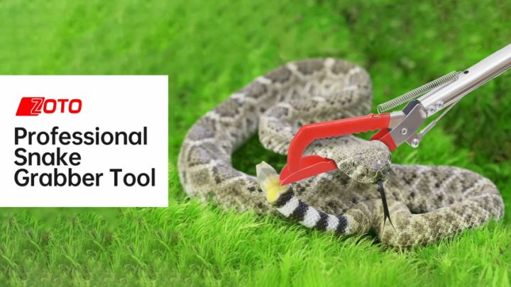 150cm Snake Stick Catcher Stainless Steel Snake Tongs Clamp Long Handle ...