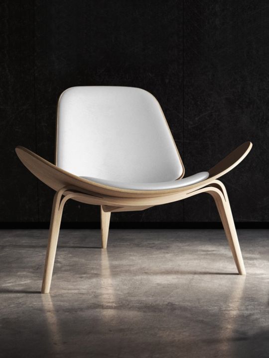 Nordic Minimalist Aircraft Chair Smile Couch Shell Chair Leisure Chair ...