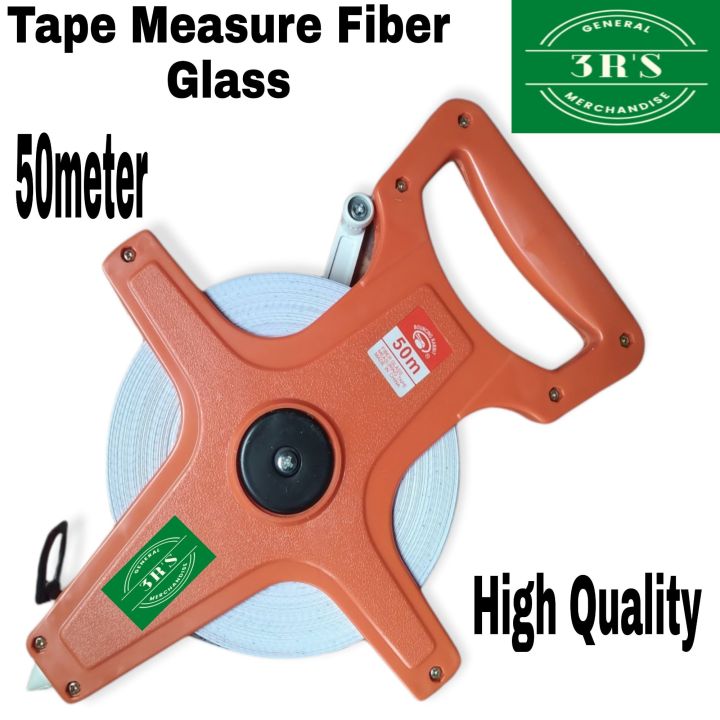 Tape Measure Fiber Glass (50 Meter) High Quality 1pcs COD By: 3R'S ...
