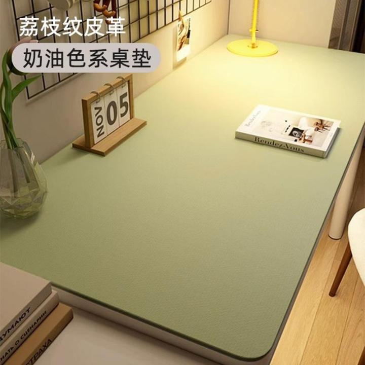 Eye Protection Leather Desk Mat for Students Tea Table Pad Anti Oil ...