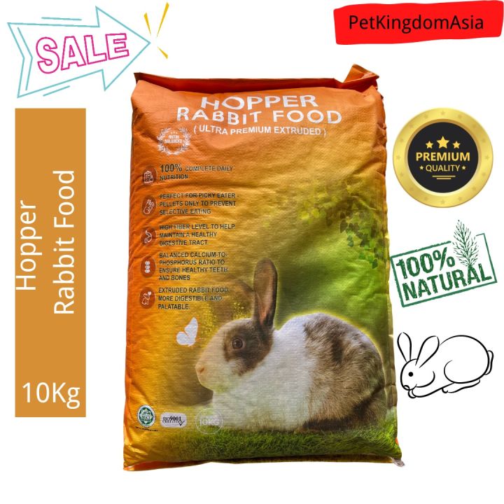 Makanan Arnab Hopper (Ultra Premium) Rabbit Food 10Kg | Lazada