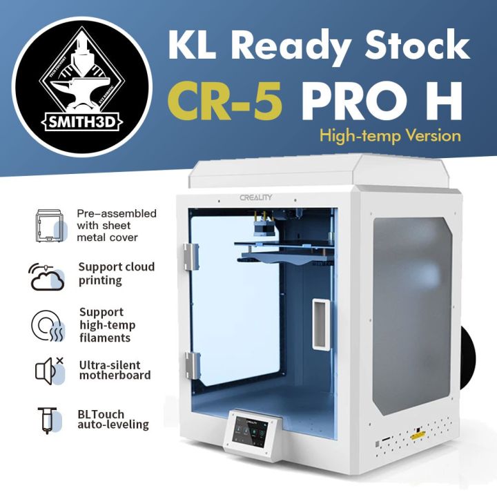 Creality CR-5 Pro H 3D Printer 300C Fully Enclosed Ultra-silent Auto ...