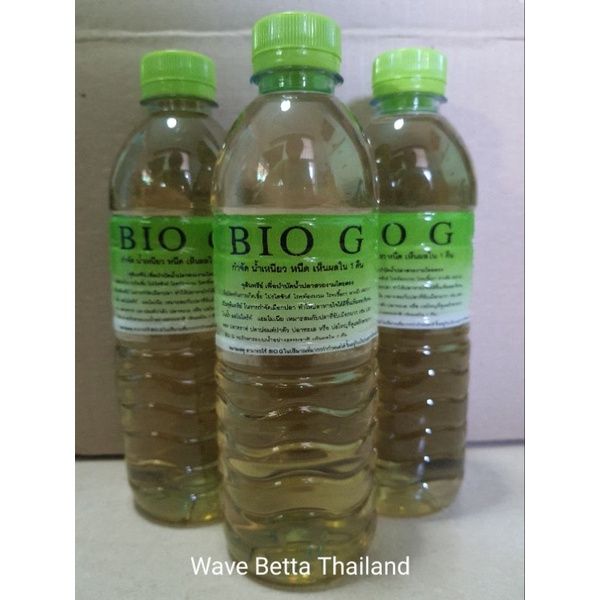 BIO G 500 ml. ++ จุลินทรีย์ เพื่อบำบัดน้่ำ กำจัดน้ำเหนียว หนืด กำจัด ...
