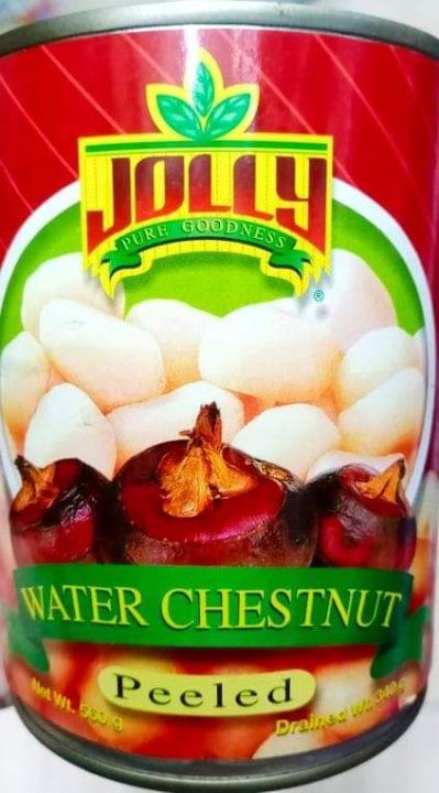 Jolly water chestnut peeled 560g | Lazada PH