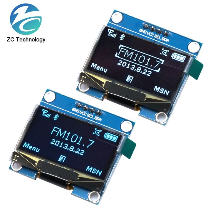 1PCS 1.3" OLED module white and blue color 128X64 1.3 inch OLED LCD LED ...