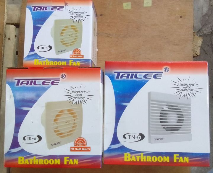 TAILEE CEILING EXHAUST FAN 4" ,6", 6" SLIM TYPE THERMO-FUSE MOTOR ...