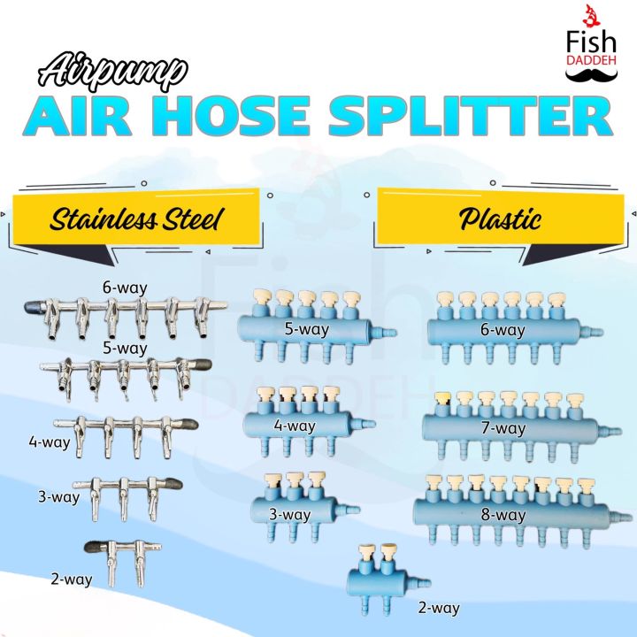 Aquarium Multi Airhose Splitter | Air Controller | Valve Controller ...