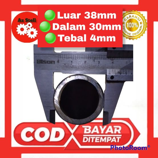 Pipa Besi Seamless - Diameter Luar 38mm/Dalam30mm - Tebal 4mm Panjang ...