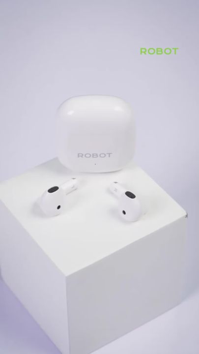 Earphone Wireless Airbuds ROBOT T60 Original TWS Bluetooth ROBOT T60 ...