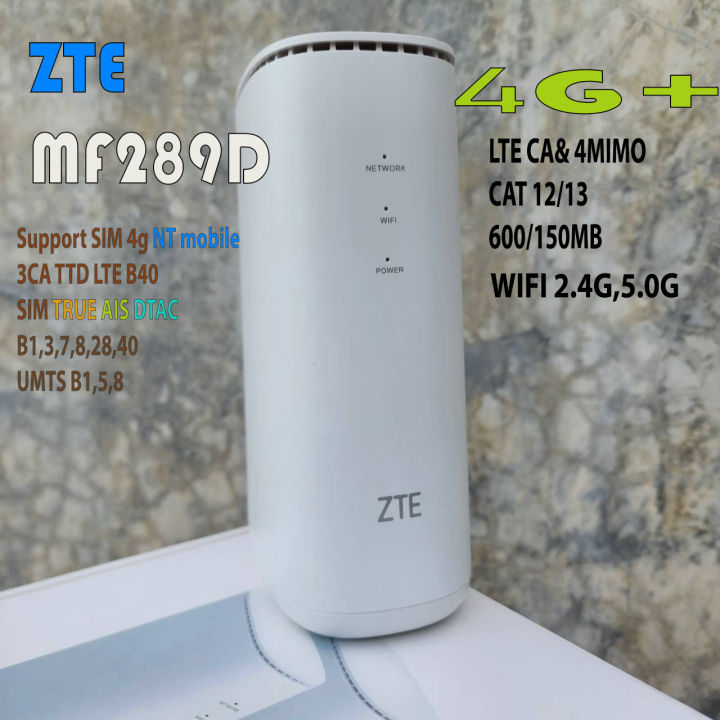 4G Router sim wifi ZTE MF 289D 3CA รองรับทุกซิมในไทย เร้าเตอร์ซิม | Lazada.co.th