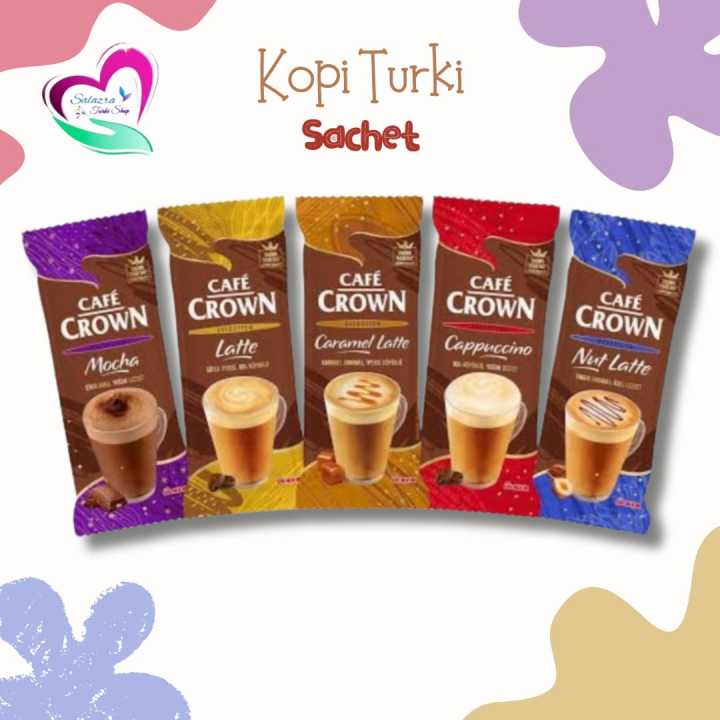 KOPI TURKI CAFE CROWN SACHET | Lazada Indonesia