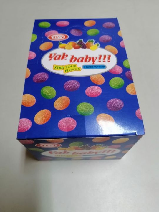 12 pieces Yak Baby Sour Chewable Candies | Lazada PH