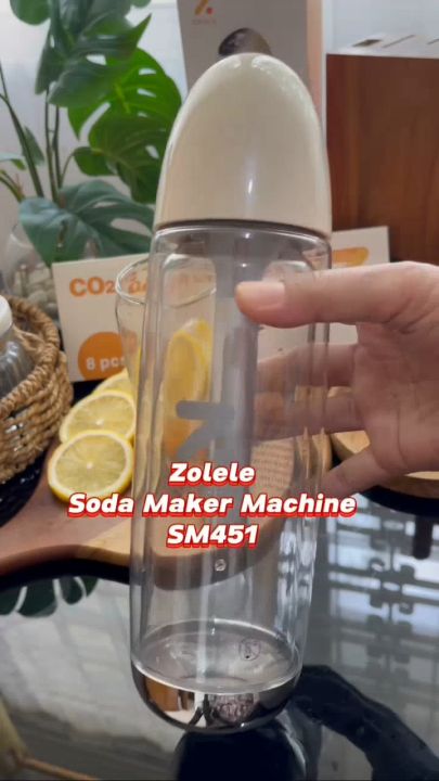 ZOLELE SM451 Soda Maker Machine Carbonator Sparkling Water Maker ...