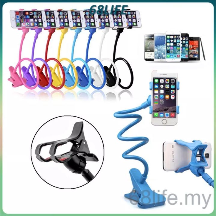Universal Adjustable Angle 360° Degree Desktop Long Arm Lazy HandPhone ...