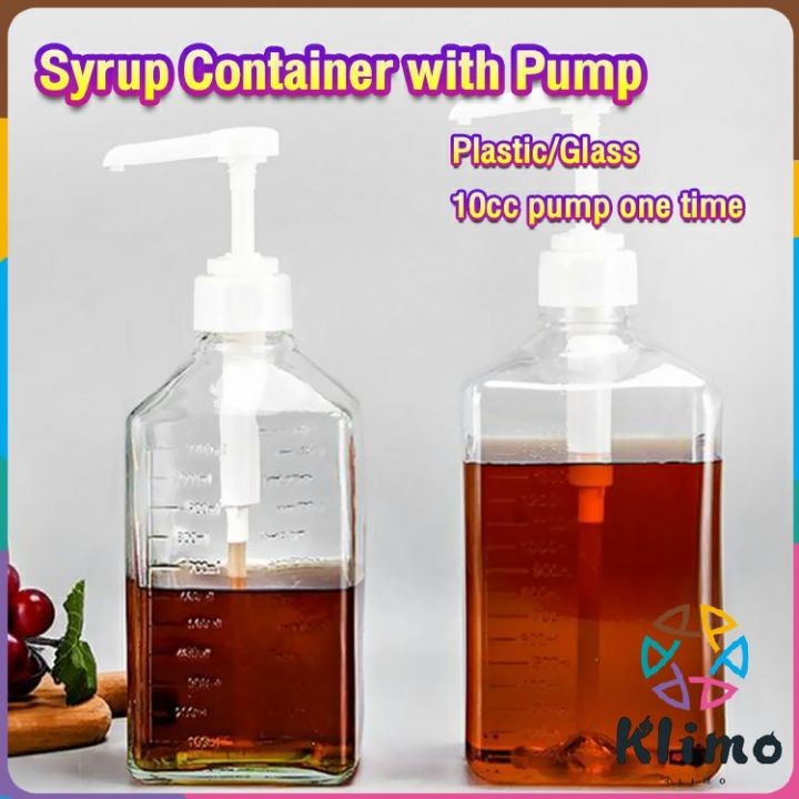 Klimo Coffee Syrup Dispenser with Pump (10cc) Multi-Function For Sugar ...