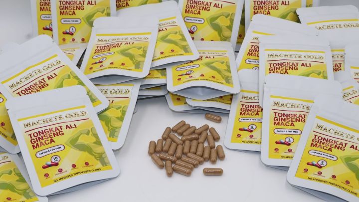 machete gold capsule 1 in tongkat Ali 1 Ginseng maca | Lazada PH