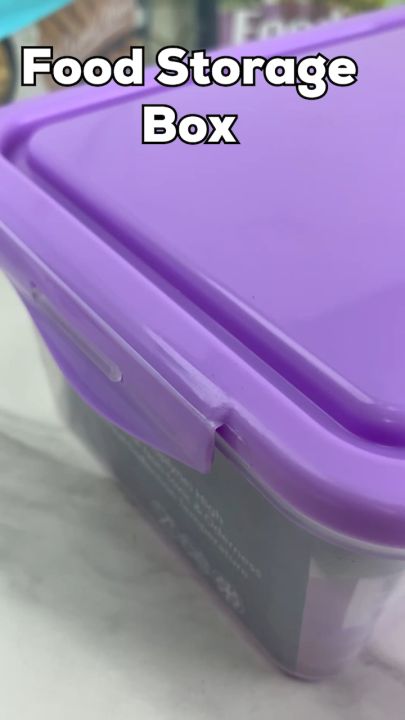 BENGAR PLASTICWARE Food Container Bread Food Keeper Colorful Food ...