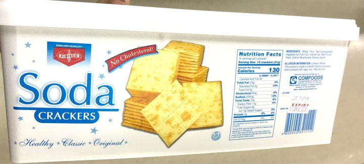 Fibisco Soda Crackers 500g No Cholesterol | Lazada PH