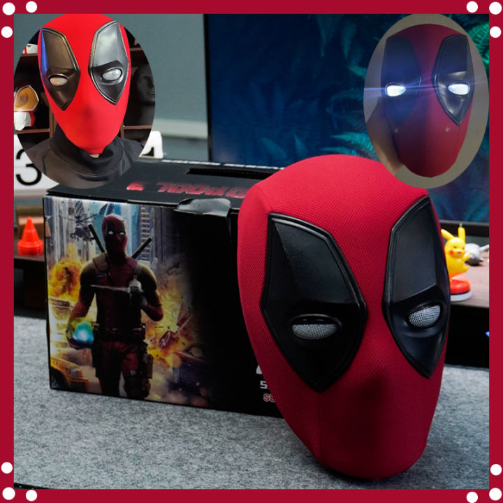 Marvel DC Heroes X-Men Series Deadpool Headgear with Blinking Light ...