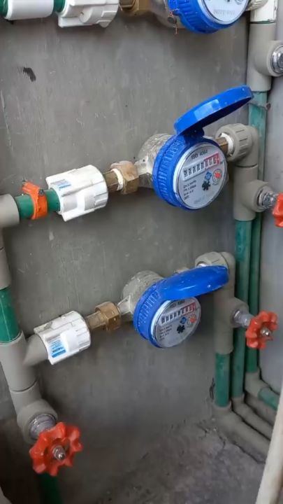 Heavy Duty Brass Water Meter Dry Type (Submeter) / Sub meter Anti ...