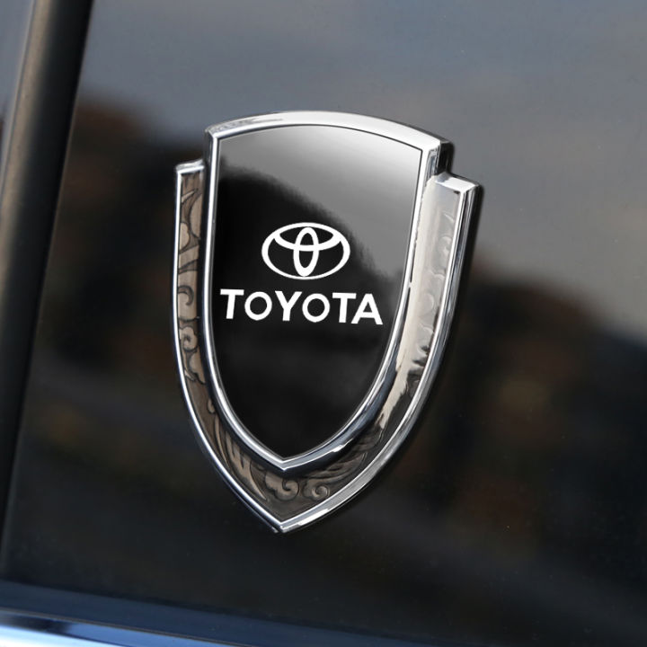 Metal Mirror Car Stickers for Toyota RAV4 Camry Leaping Asian Dragon ...