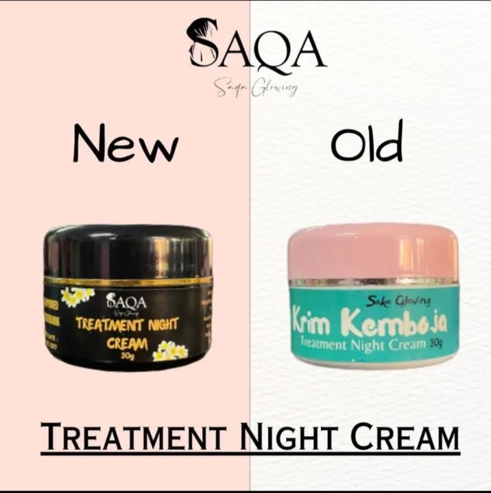 KRIM KEMBOJA 30G SAKA GLOWING ORIGINAL HQ SAQA | Lazada