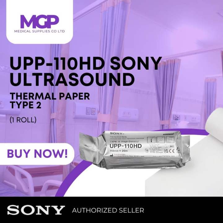 ORIGINAL Sony Ultrasound Thermal Paper Type 2 UPP-110HD High Density (1 ...