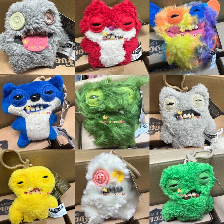 พร้อมส่งในไม่กี่วินาที! Fuggler ตุ๊กตามอนสเตอร์ฟันใหญ่ที่ห้อยตุ๊กตามอนส ...