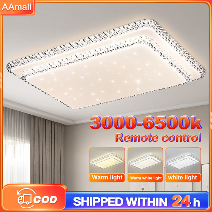 LED Ceiling Light 200W/100W 3-Color Light Surface Light Lampu Surface ...